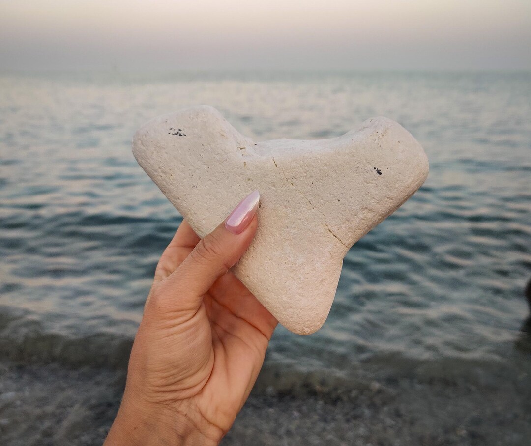 Extra-large White Large Heart-shaped Stone 4'', Rare Stone for Painting ...