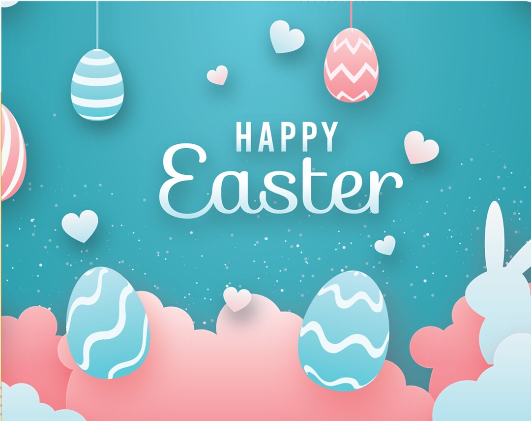 Printable HAPPY EASTER Envelope • Instant Download • Digitally Editable ...