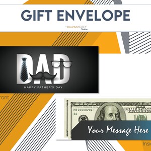 Printable HAPPY FATHER'S DAY Envelope • Instant Download • Digitally ...