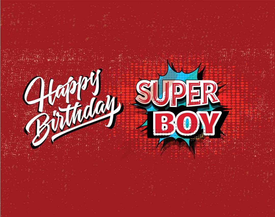 Printable HAPPY BIRTHDAY BOY Envelope • Instant Download • Digitally ...