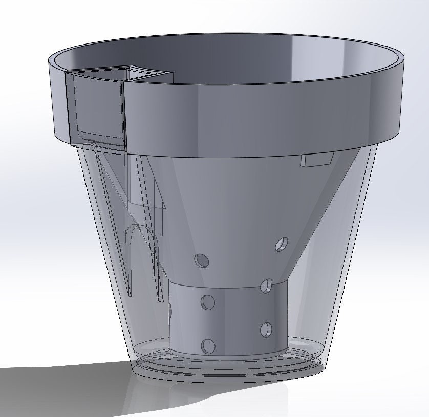 3D CAD Files for Self Watering Planter - Etsy