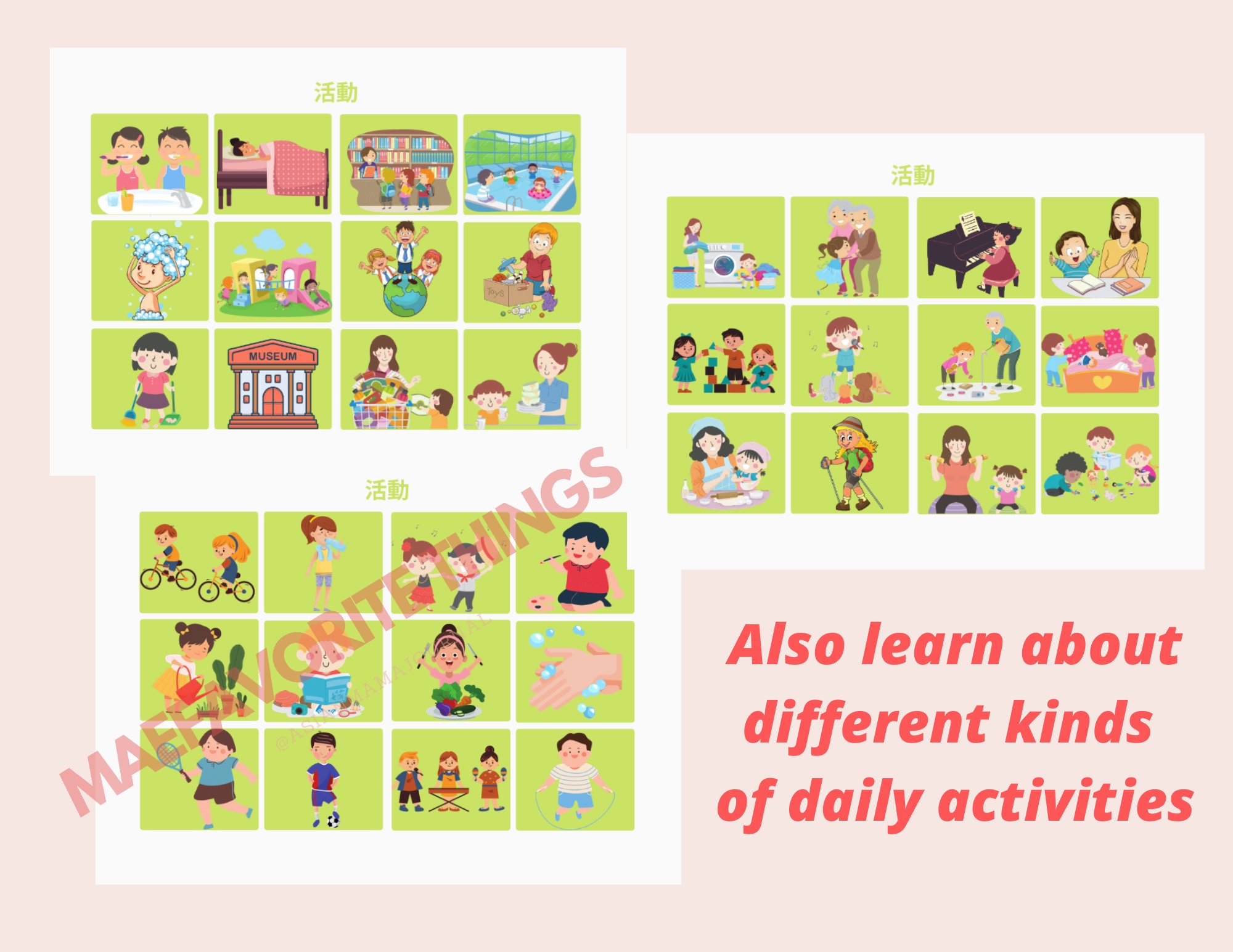 SIMPLIFIED CHINESE - Printable Chinese Morning Board | Daily Calendar ...