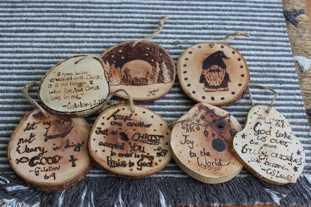 Custom Handmade Woodburned Coasters - Etsy Australia
