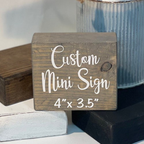 Personalized Gifts Custom Text Custom Wood Signs Wood Sign - Etsy