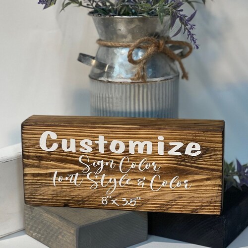 Custom Wood Signs Outdoor Wooden Sign Personalized Sign - Etsy