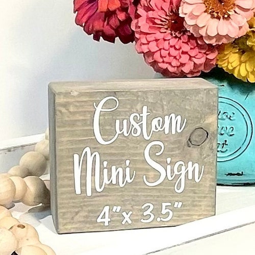 Personalized Gifts Custom Text Custom Wood Signs Wood Sign - Etsy