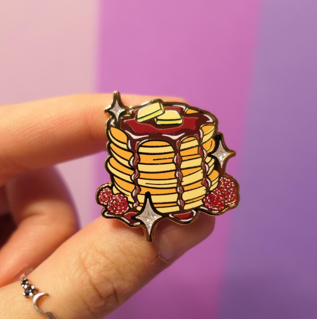 Chocolate Pancake Enamel Pin - Etsy