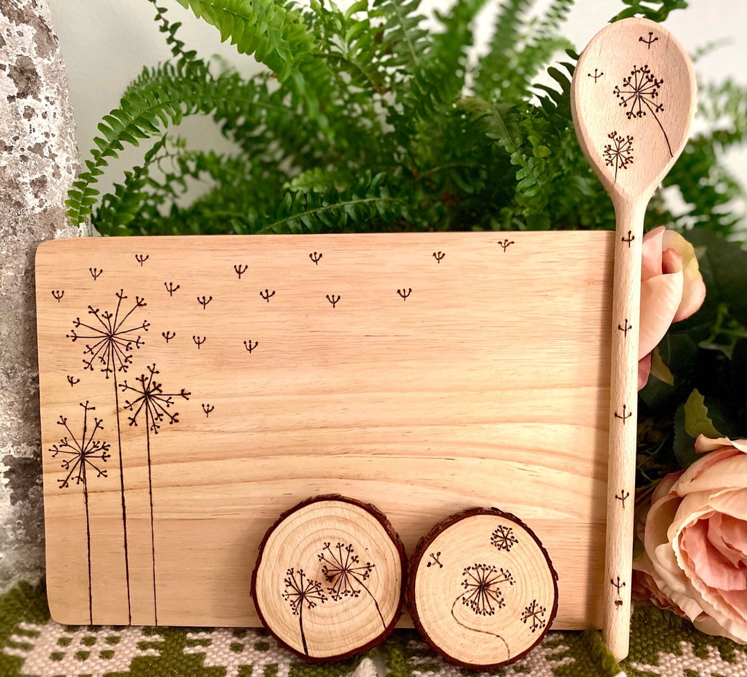 Pyrography Wooden Chopping Boards - Etsy
