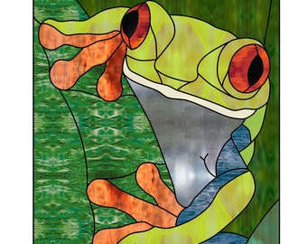 Stained Glass Frog - Etsy