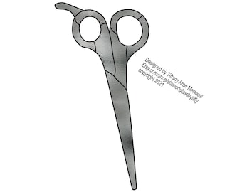 Scissors Pattern - Etsy