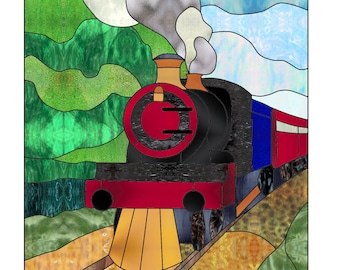 Stained Glass Train Patterns - Etsy Australia