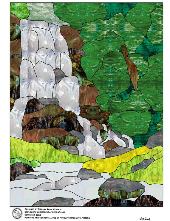 Stained Glass Waterfalls