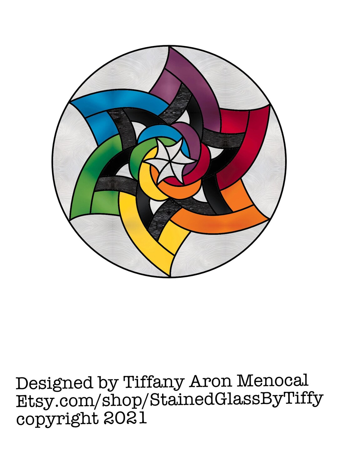 Geometric Star Stained Glass Pattern Digital Download - Etsy