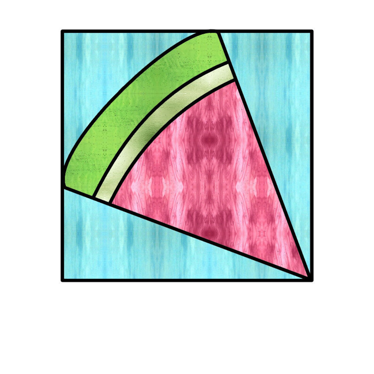 Spinner Stained Glass Pattern Digital Download | Etsy