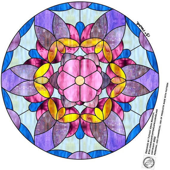Spring Stained Glass Patterns Printable Beginner Stained Glass