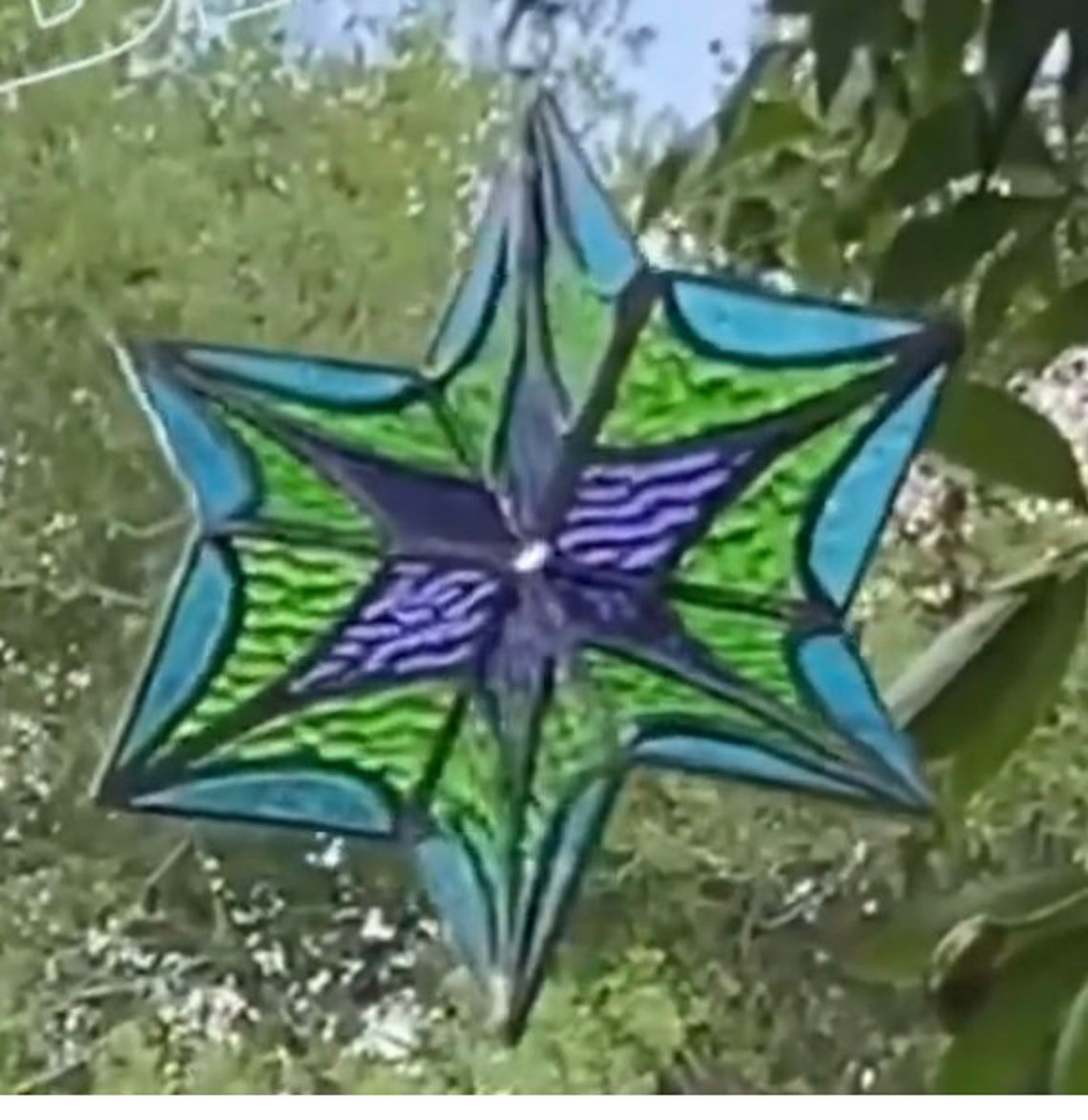 Spinner Stained Glass Pattern Digital Download - Etsy Canada
