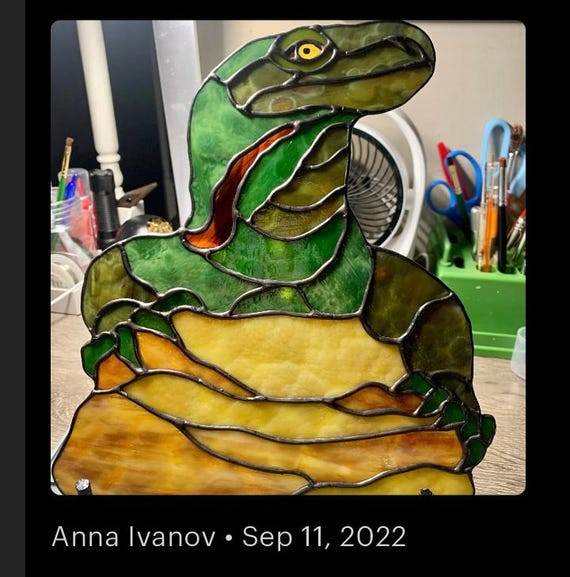 Lizard Stained Glass Patterns