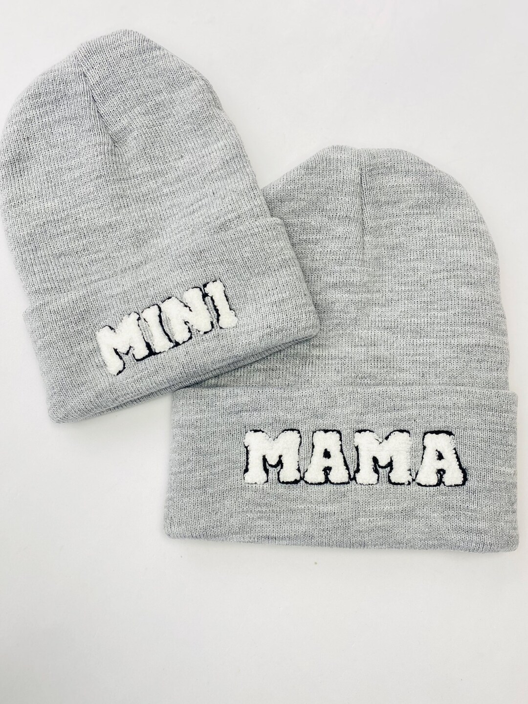Twinties Mama and Mini Beanies Cozy Mommy and Me Beanies - Etsy
