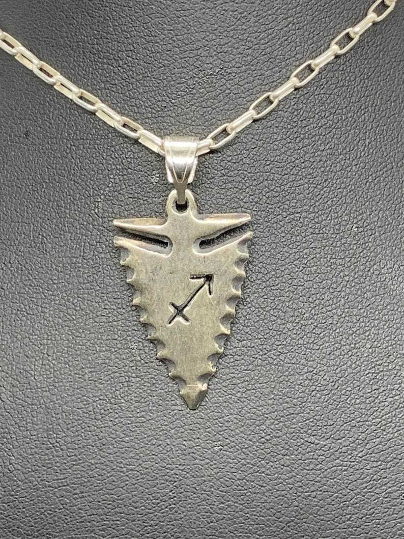 Sagittariuss Arrow Handmade Silver Pendant - Etsy