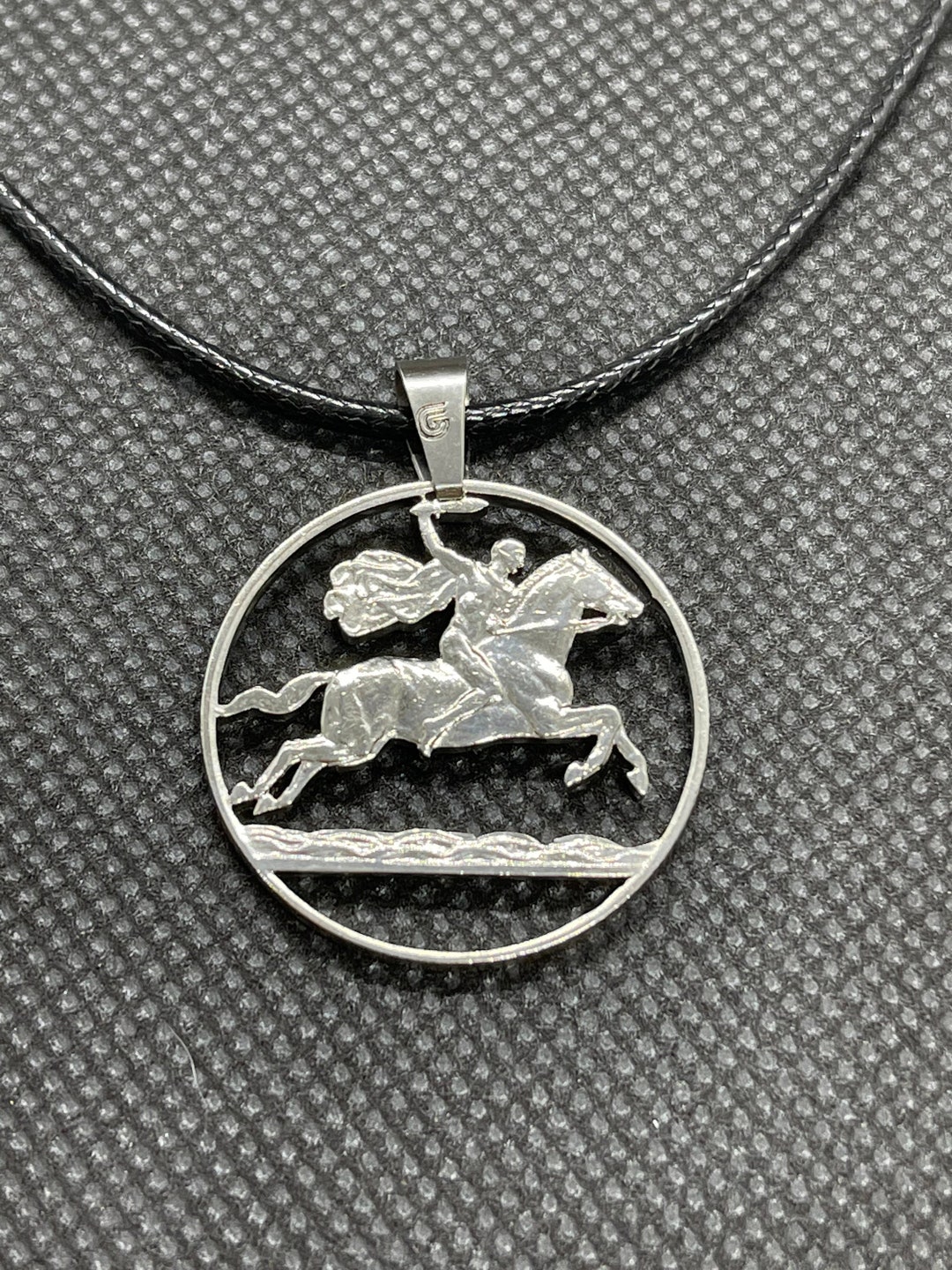 Alexander the Great on Bucephalus, Pendant, 1 Lek, Albania - Etsy