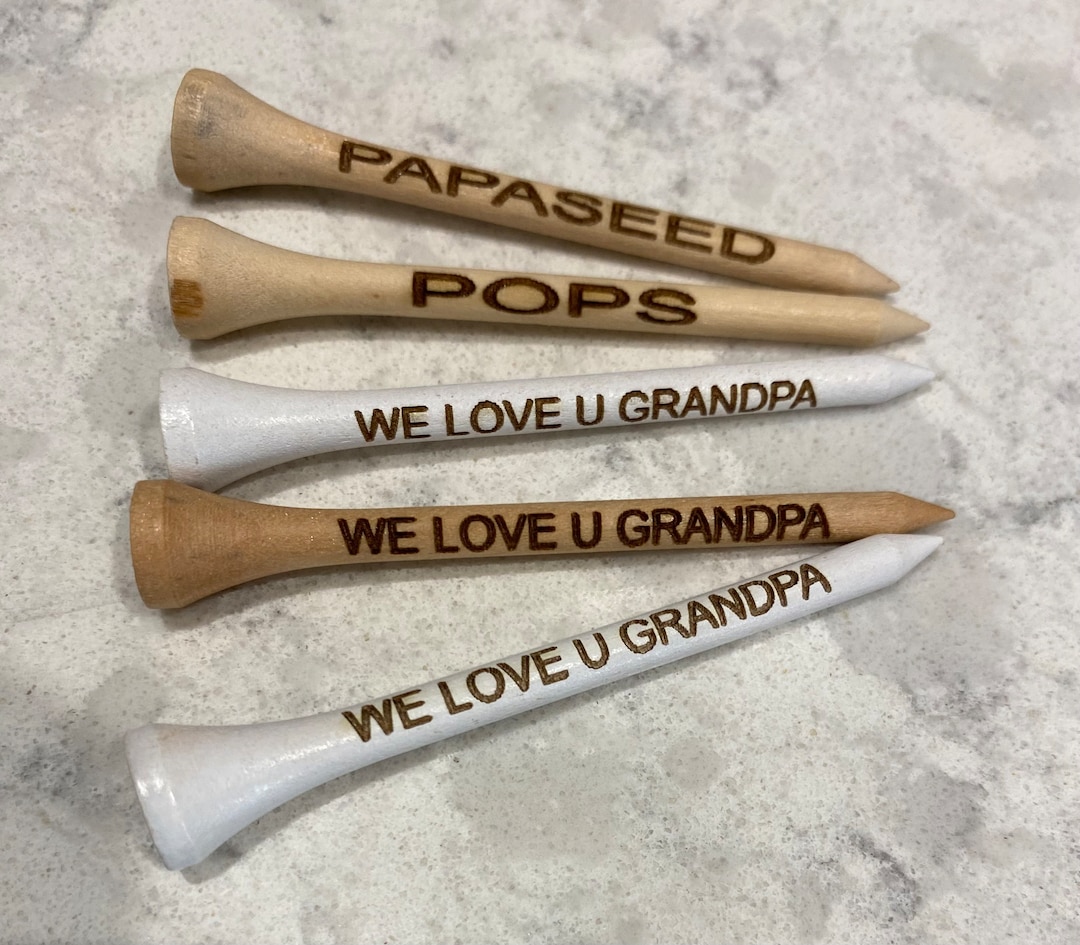 Personalized Golf Tees, Custom Golf Tees, Engraved Golf Tees, Golf Gift ...