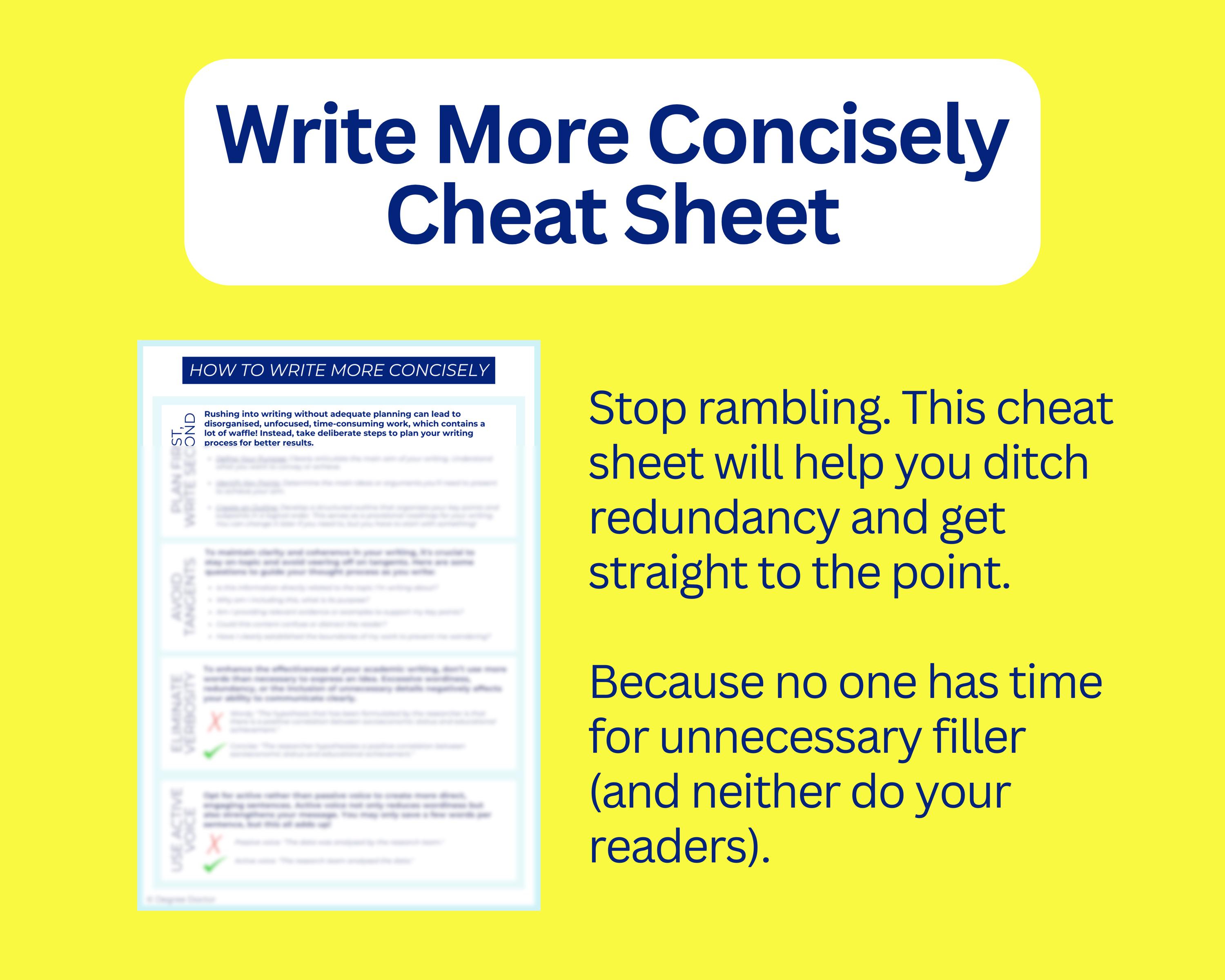 Dissertation Writing Bundle: Sentence Starters & Cheat Sheets - Etsy