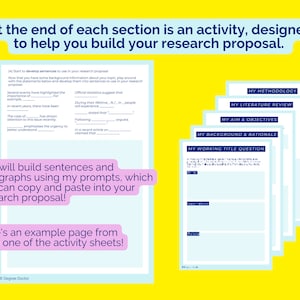 How to Write Your Research Proposal Phd Masters, Self-study Guide With ...