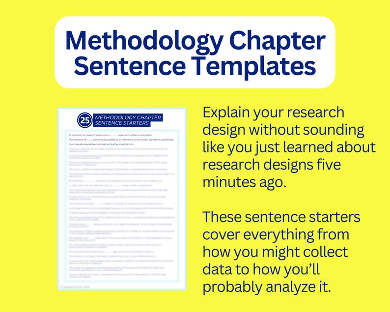 Dissertation Writing Bundle: Sentence Starters & Cheat Sheets - Etsy