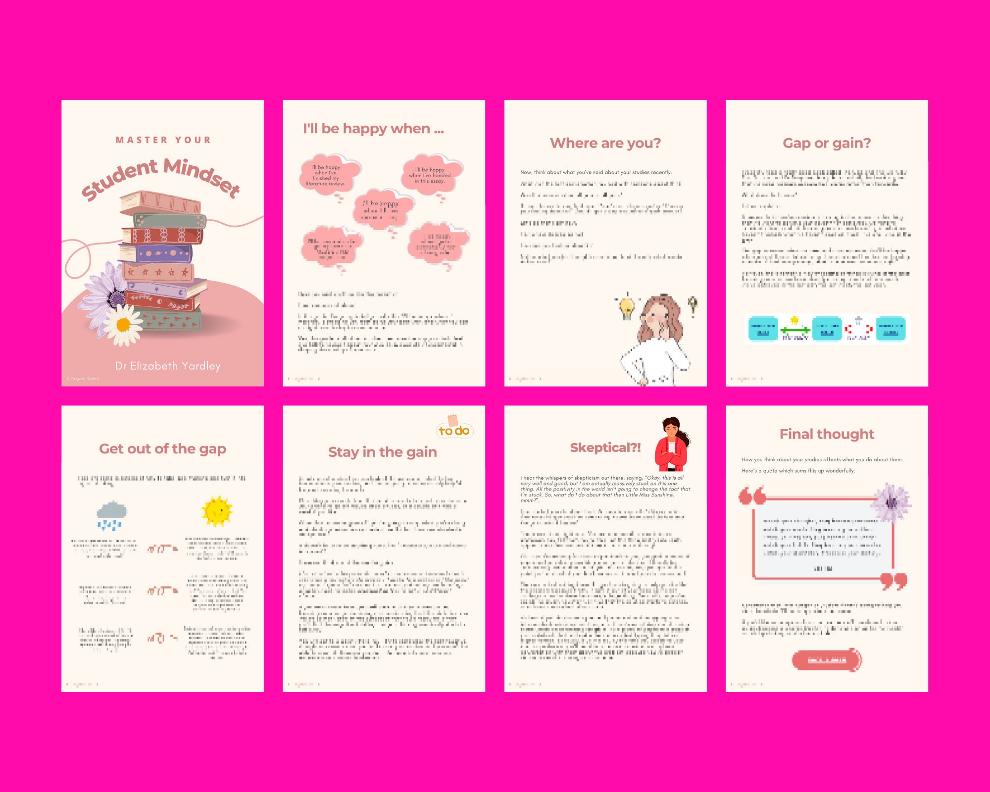 Study Buddy Student Motivation Mindset PDF Guide Tackle - Etsy