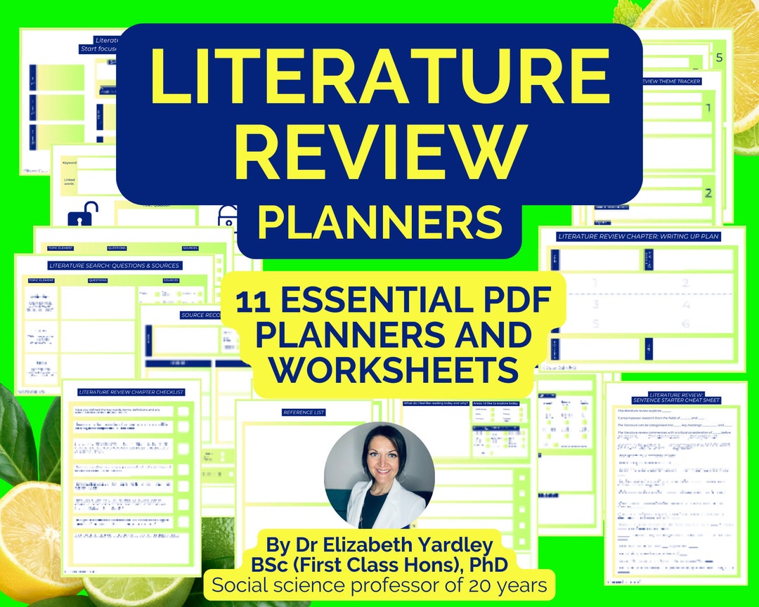 Academic Planner Bundle for Masters Degree Dissertation, Plan Your ...