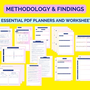 Phd Study Planner Bundle | Eliminate Overwhelm, Crush Procrastination ...