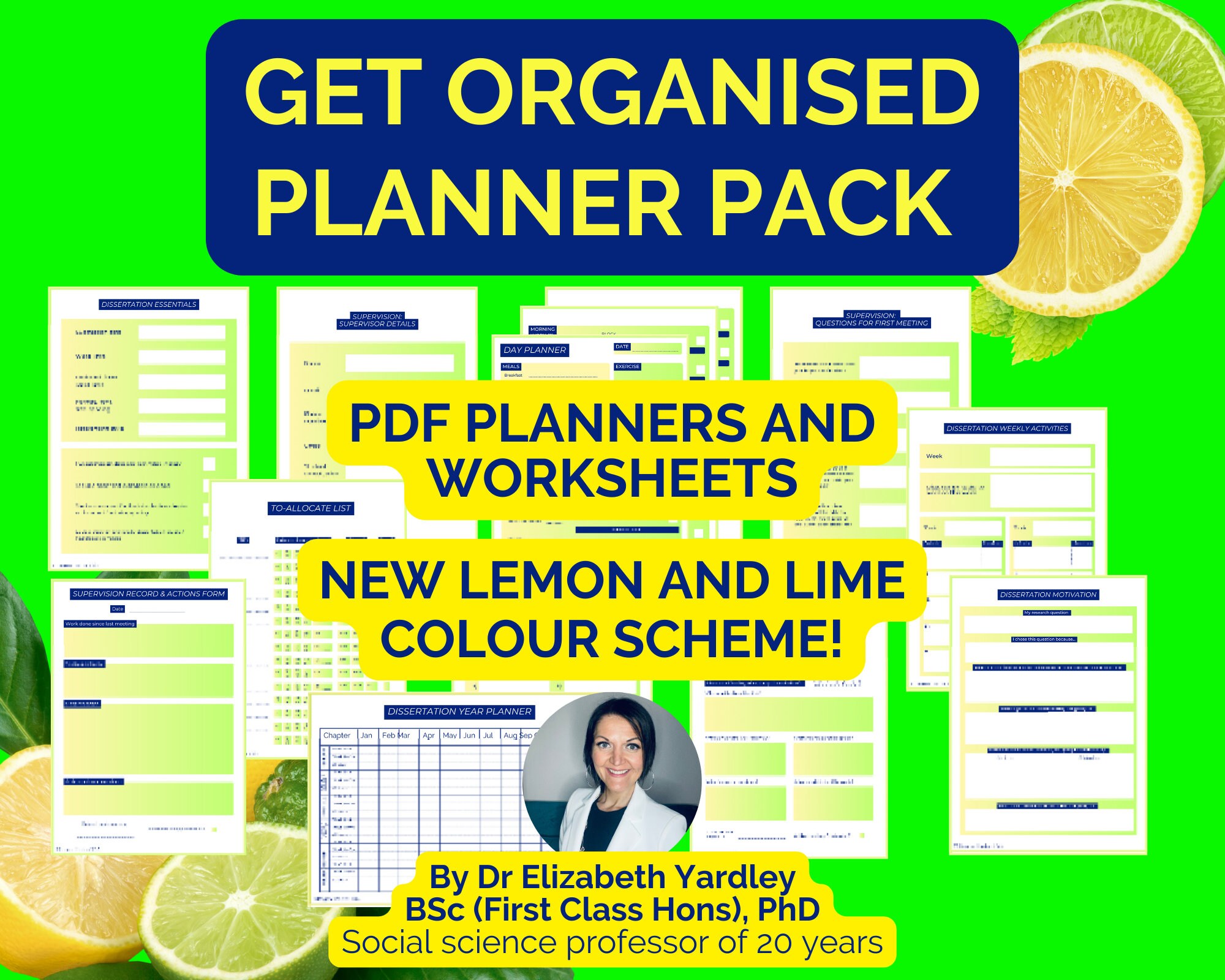 Dissertation Planner Project Management for Masters Degree and Phd ...