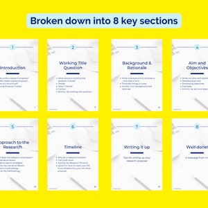 How to Write Your Research Proposal Phd Masters, Self-study Guide With ...