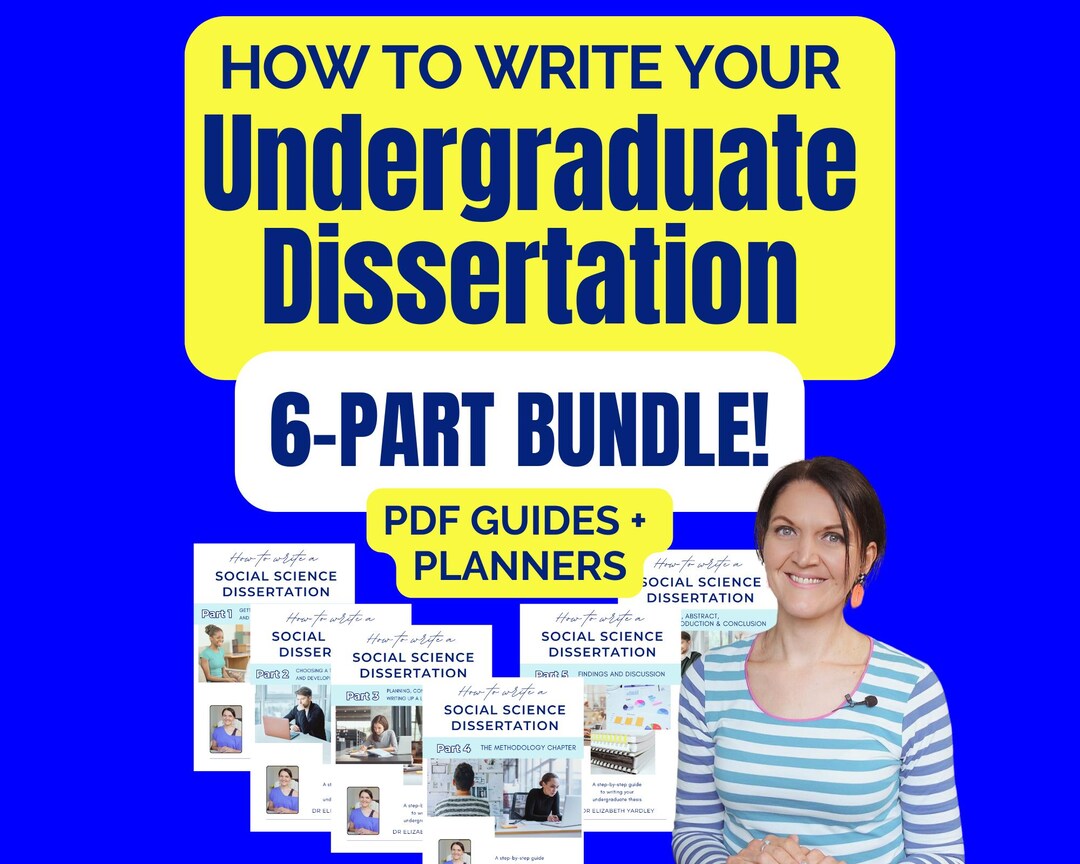 Dissertation Planner Bundle for Undergraduate Psychology and Social ...