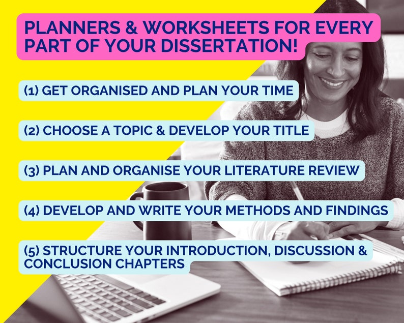 Phd Study Planner Bundle | Eliminate Overwhelm, Crush Procrastination ...