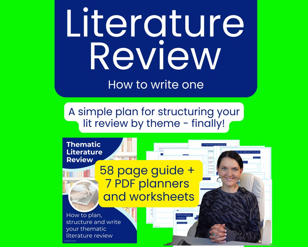 Literature Review Guide + Planners | How to Structure Themes in Your ...