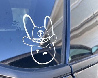 Grupo Frontera Bad Bunny Car Decal-cowboy Bad Bunny - Etsy