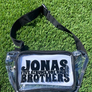 Jonas Brothers Tour Clear Stadium Bag Four Albums One Night Arena Bag ...