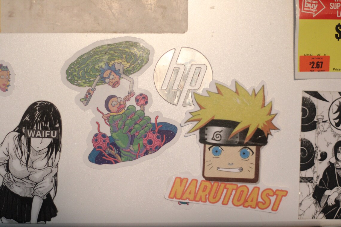 Anime Vinyl Laptop Sticker I Laptop Decal | Etsy