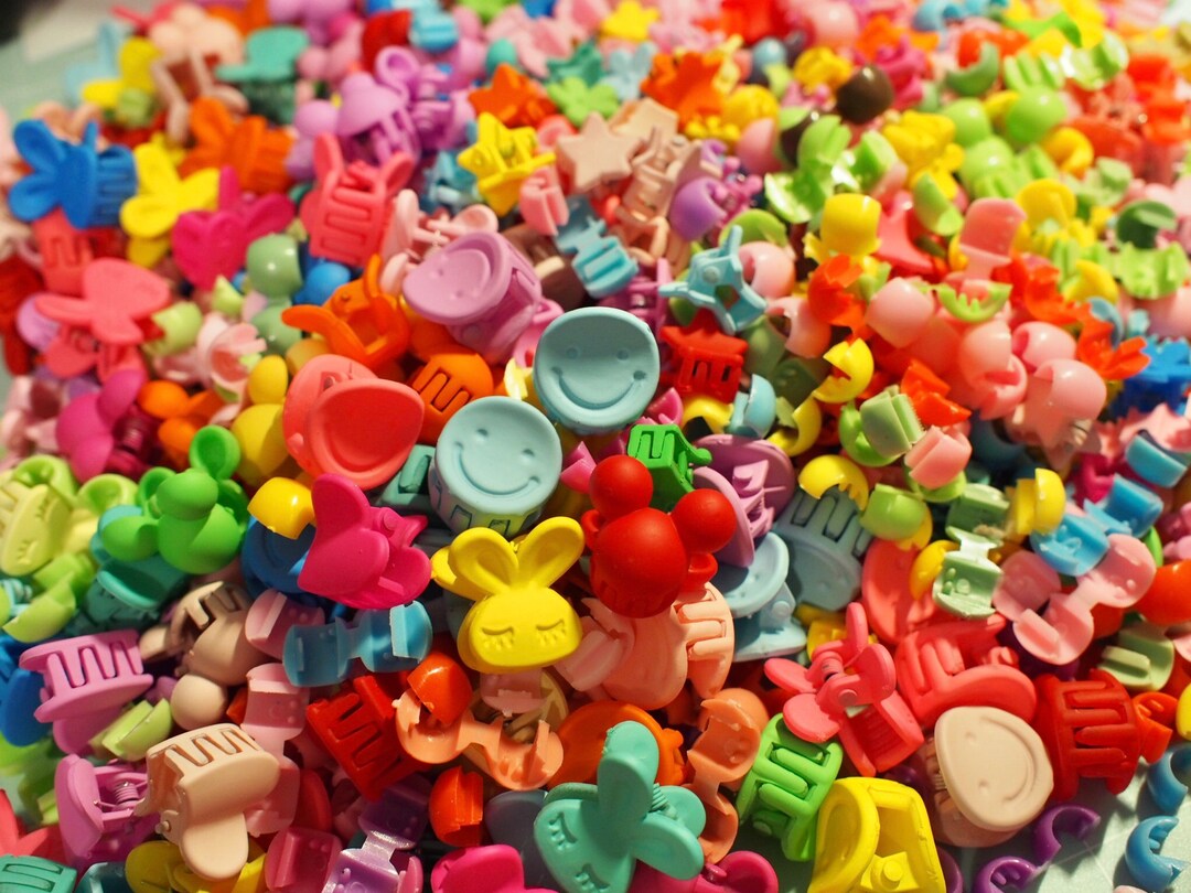 A Cute Mini Hair Claw Clip, Cute Hair Claw Clips, Mickey, Smile, Heart ...