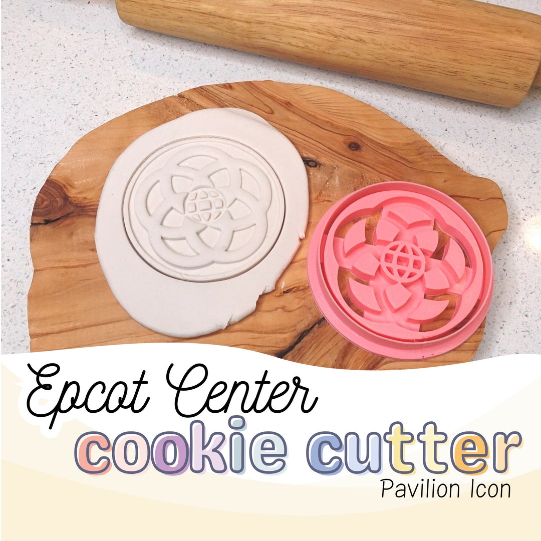 4 Epcot Center Pavilion Logo Cookie Cutter or Sandwich Stamp Disney ...