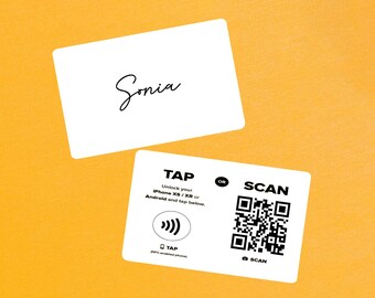 Nfc Chip Business Card - Etsy