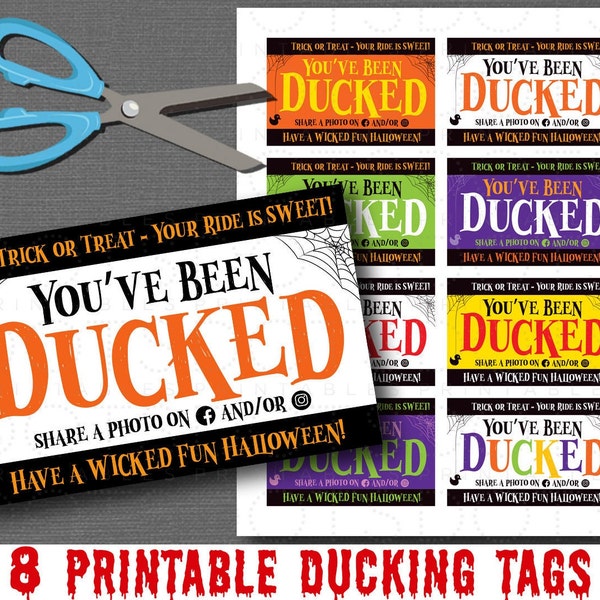Youve Been Ducked Printable - Etsy