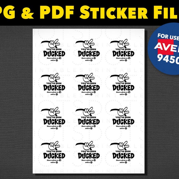 Jeep You've Been Ducked Printable - Etsy