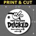 Duck Tags / You've Been Ducked Circle Duck Tags - Round Peace Sign ...