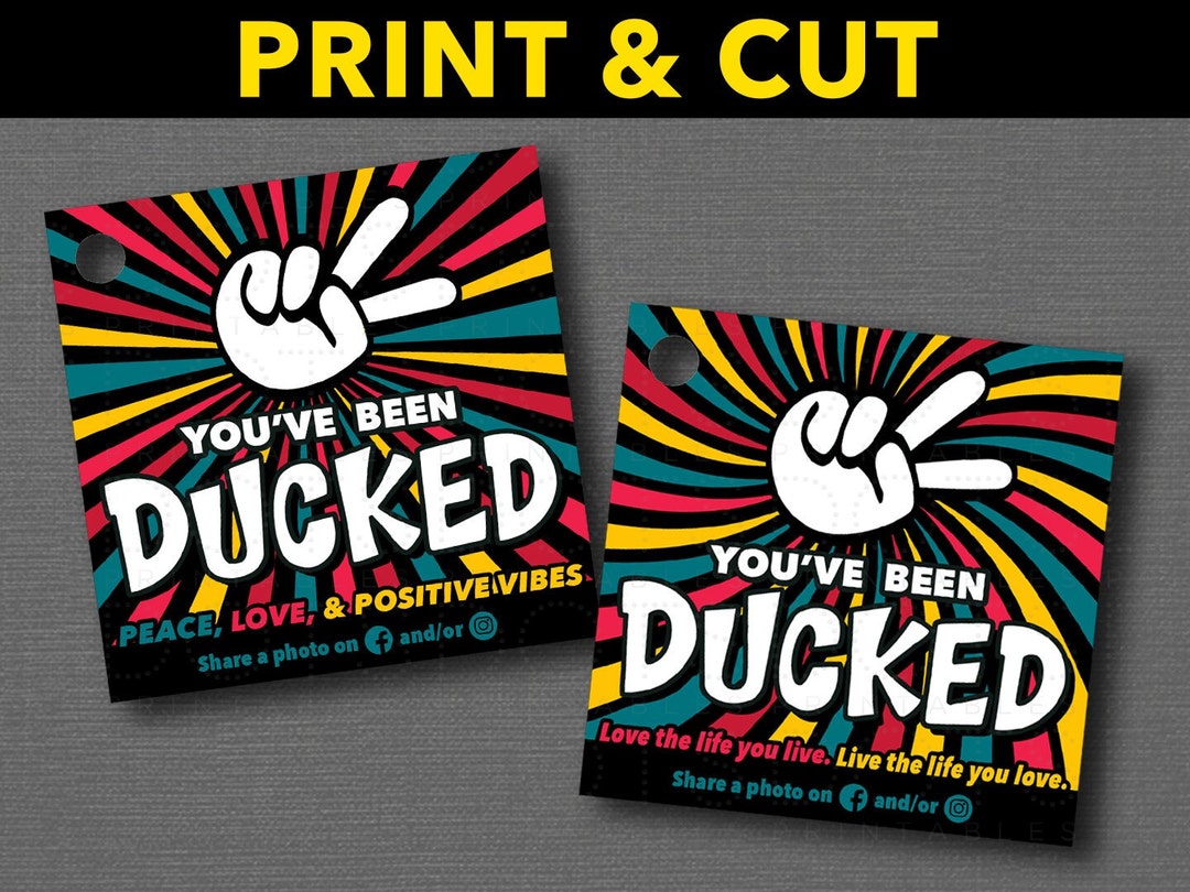 Duck Tags / You've Been Ducked Ducking Tags - Rasta Reggae Ducks ...