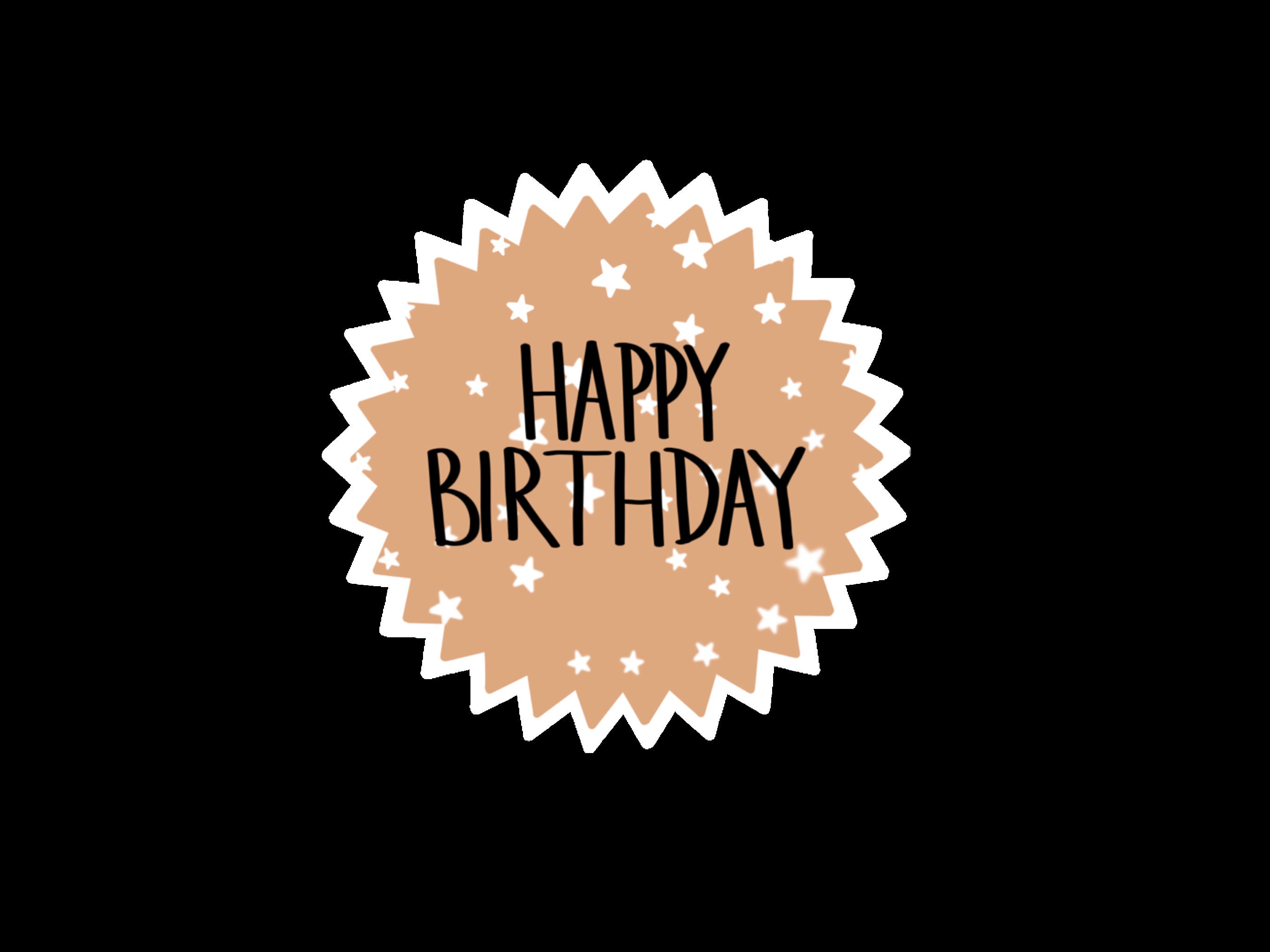 Happy Birthday Stickers Vinyl and Waterproof Stickers Happy | Etsy