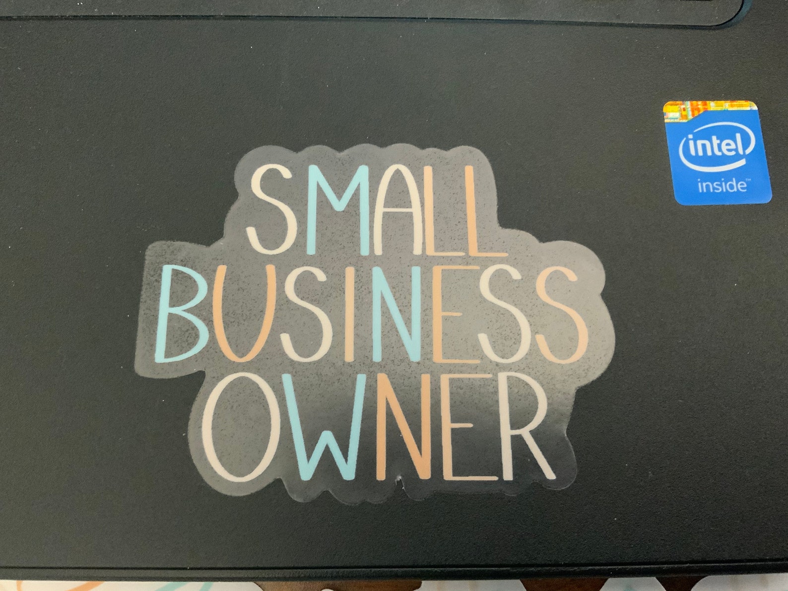 CLEAR Small Business Owner Sticker Clear Sticker Small - Etsy