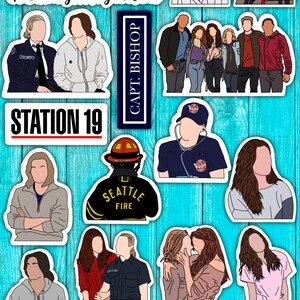 Station 19 Sticker Pack 16 Stickers Total maya Bishop & - Etsy