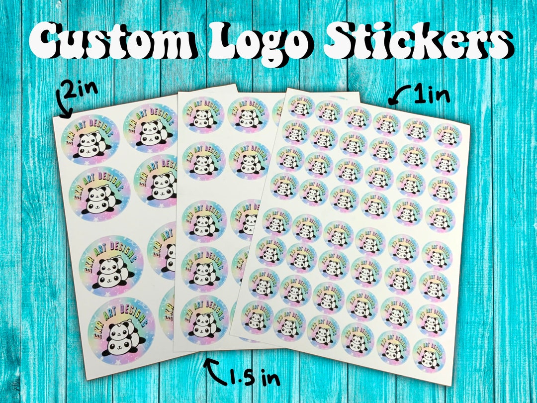 Custom Logo Sticker Sheets- Sticker Sheets- Vinyl Stickers- Custom Logo ...